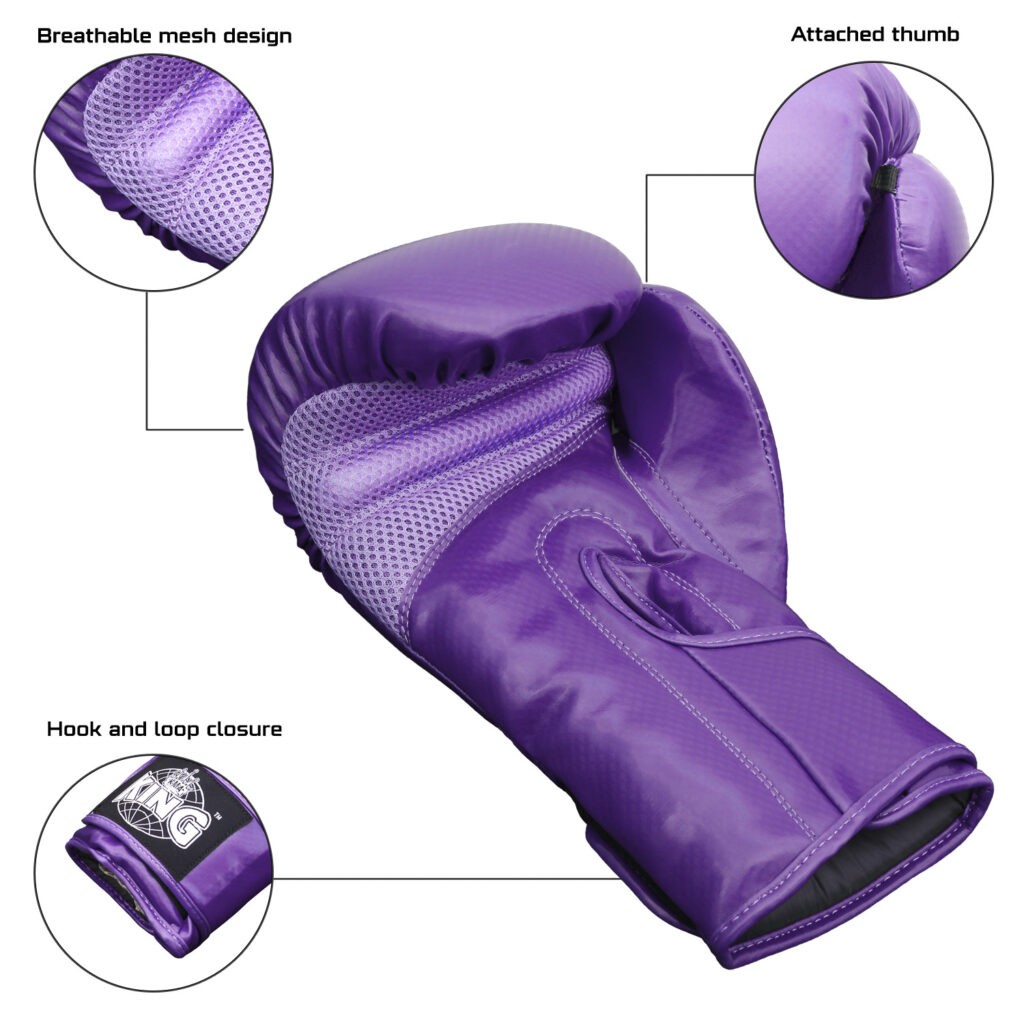 Carbon Strike Boxing Gloves Purple - Boxing Gloves | Martial Art ...
